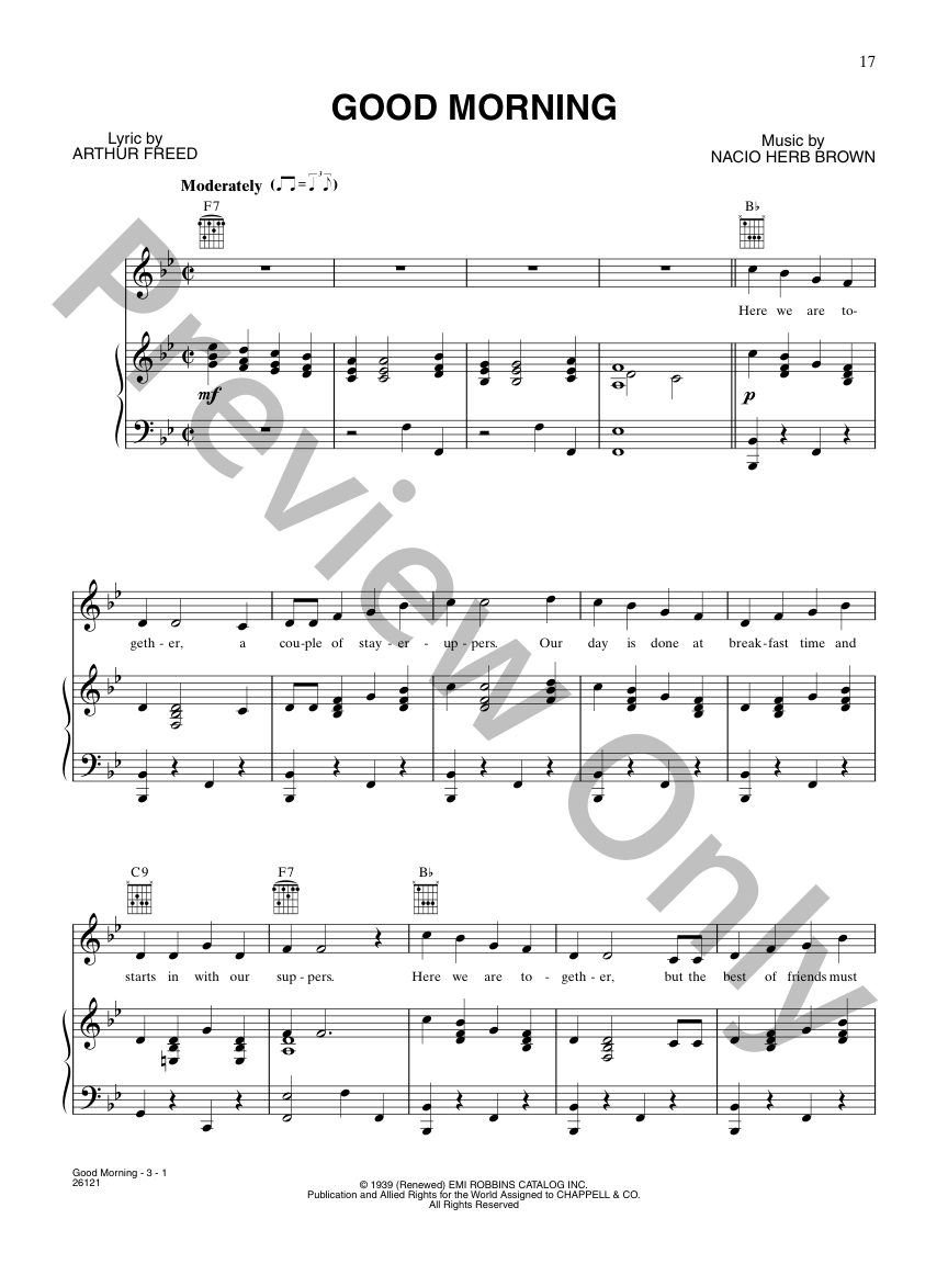 Good Morning | J.W. Pepper