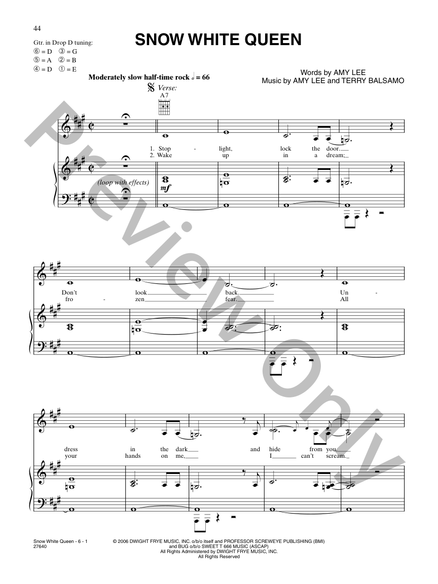 Snow White Queen | J.W. Pepper