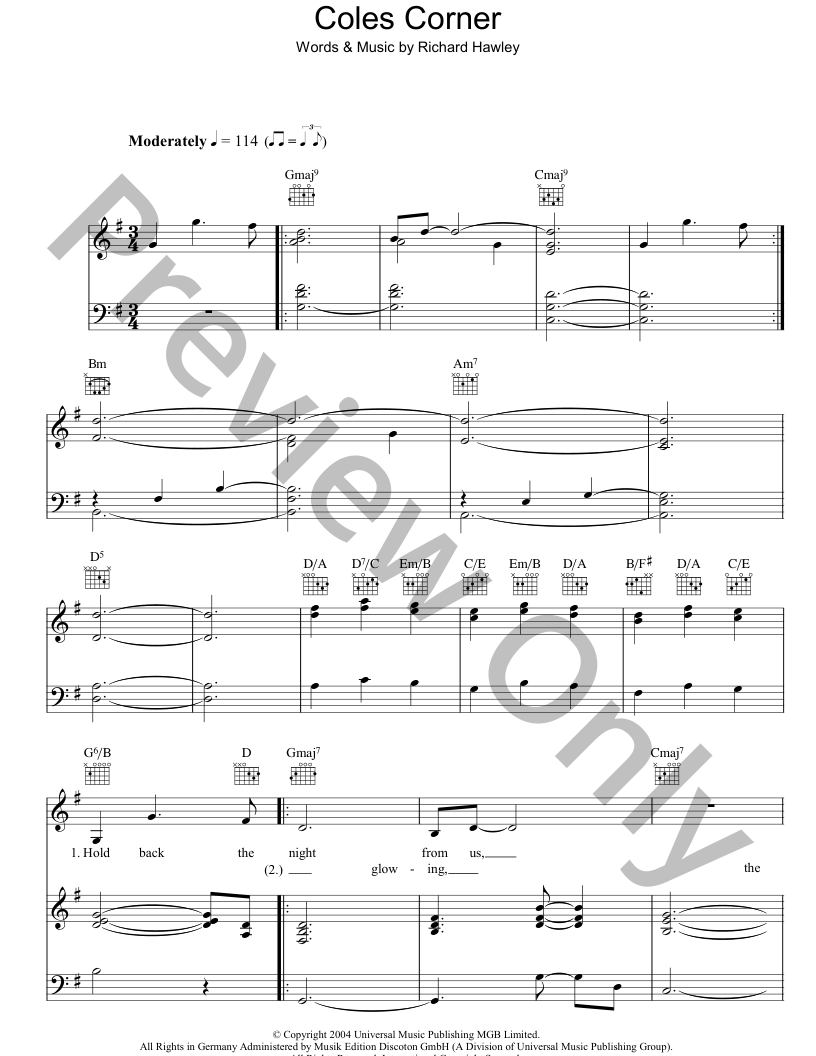 Coles Corner | J.W. Pepper