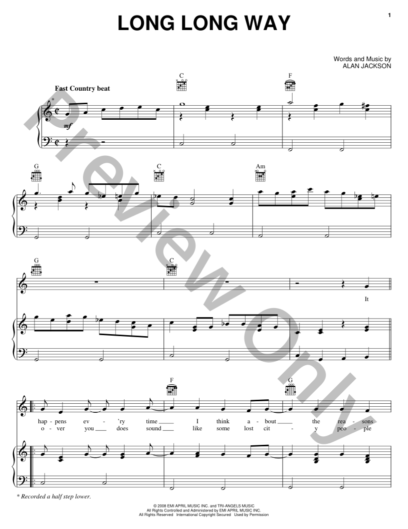 Long Long Way | J.W. Pepper