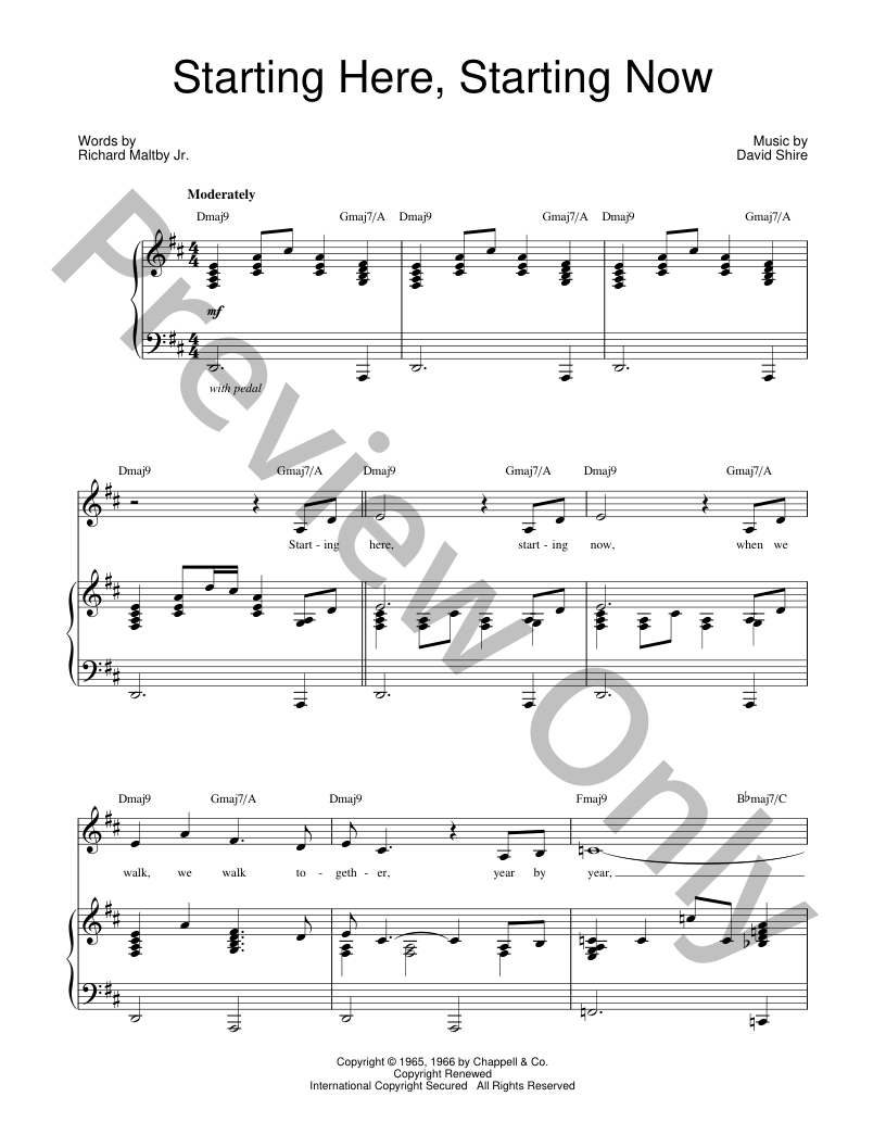 Starting Here Starting Now | J.W. Pepper