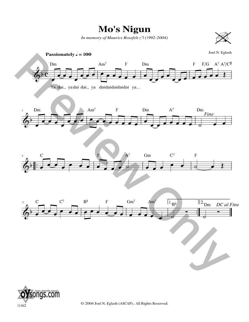 Mo's Nigun | J.W. Pepper