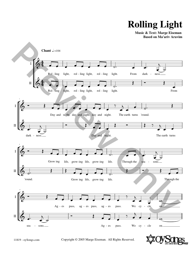 Rolling Light | J.W. Pepper