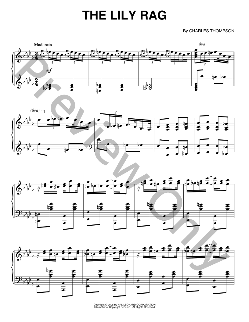 Lily Rag | J.W. Pepper