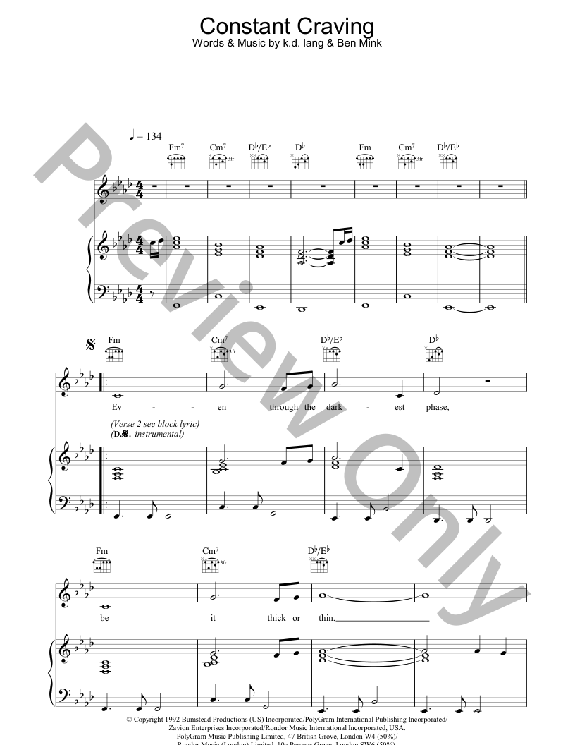 Constant Craving | J.W. Pepper