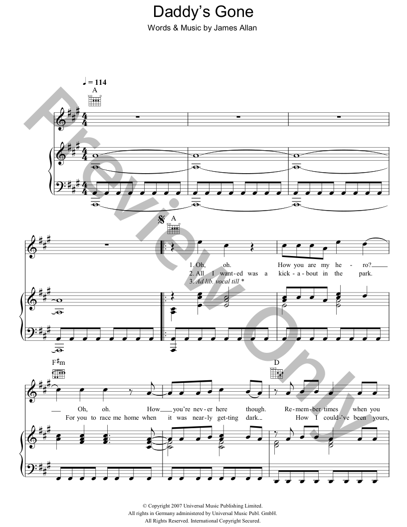 Daddy's gone | J.W. Pepper