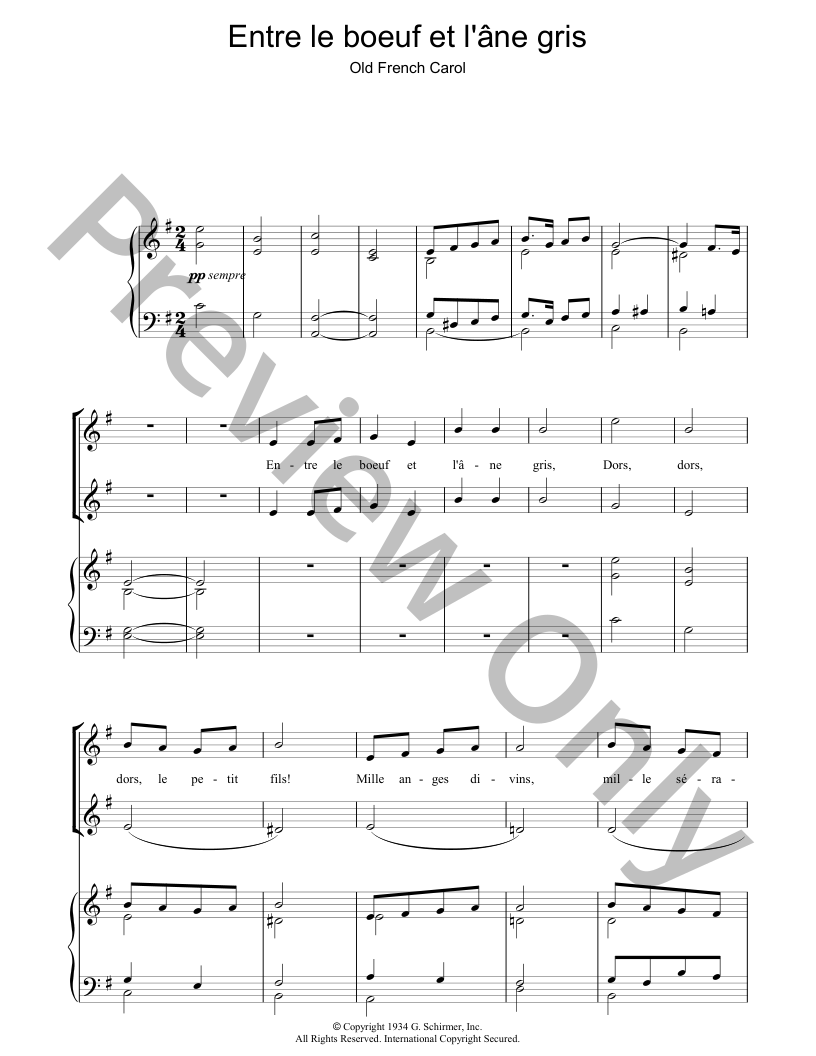 Entre Le Boeuf et L'ane Gris | J.W. Pepper