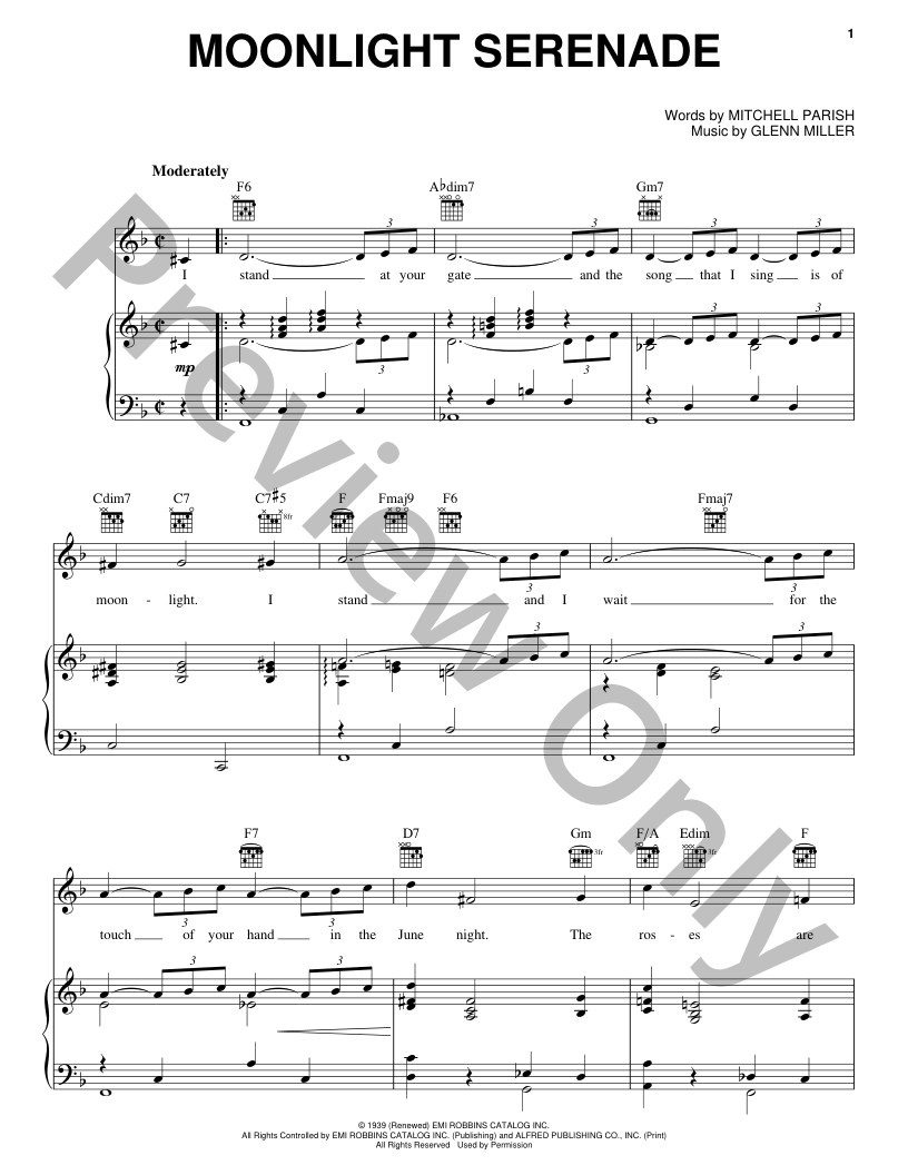 Moonlight Serenade | J.W. Pepper