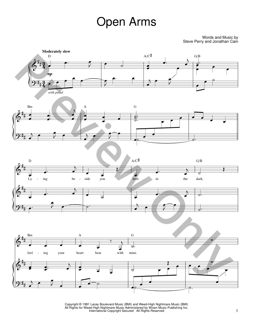 Open Arms | J.W. Pepper