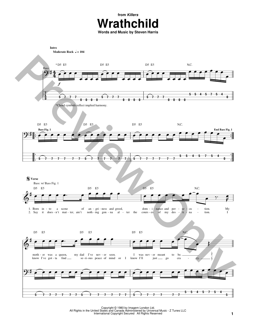 Wrathchild | J.W. Pepper