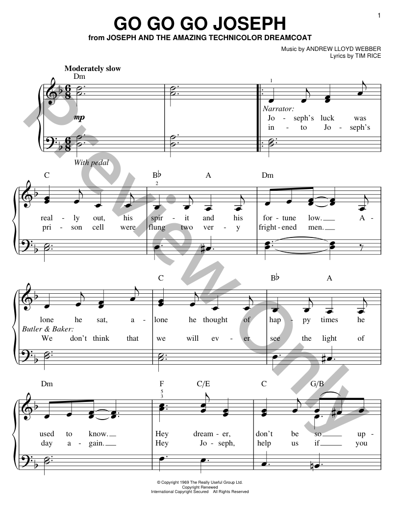 Go Go Go Joseph | J.W. Pepper