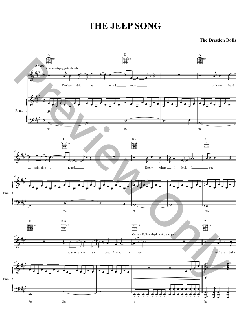 Jeep Song | J.W. Pepper