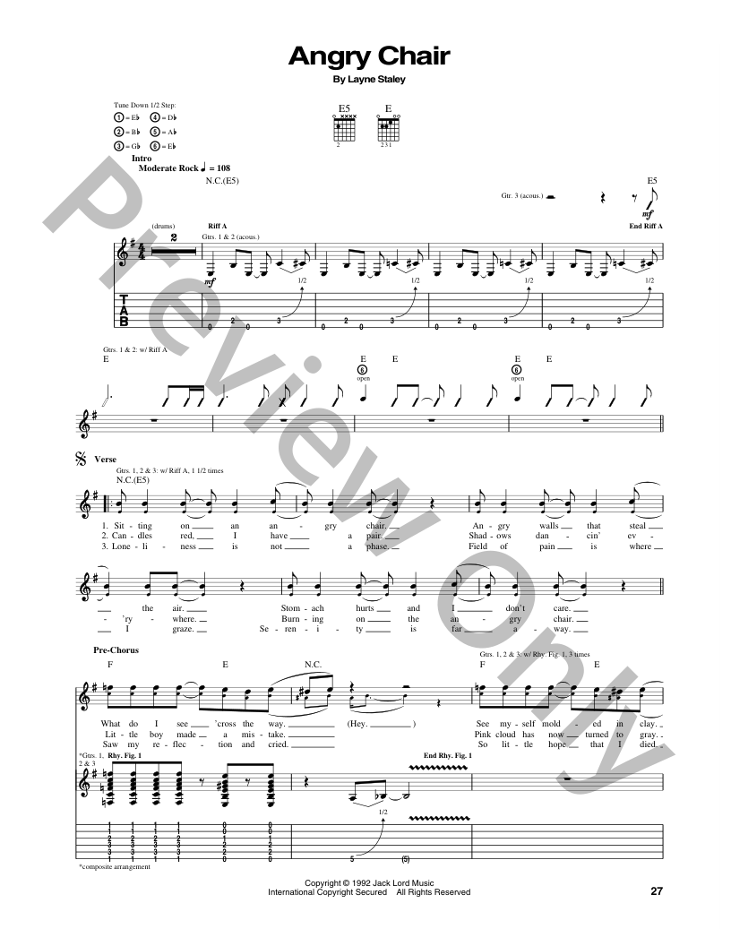 Angry Chair | J.W. Pepper