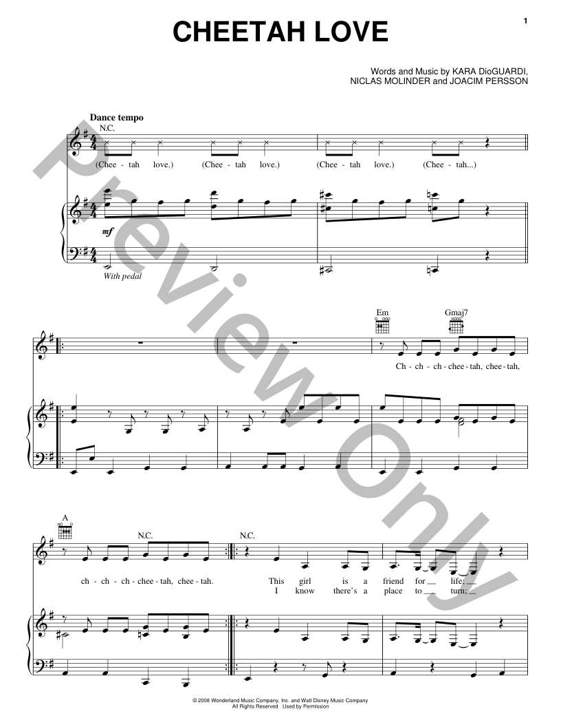 Cheetah Love | J.W. Pepper