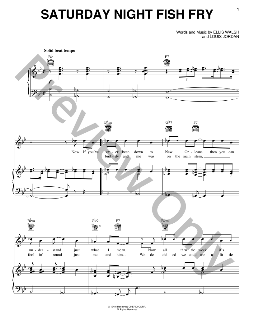 Saturday Night Fish Fry | J.W. Pepper