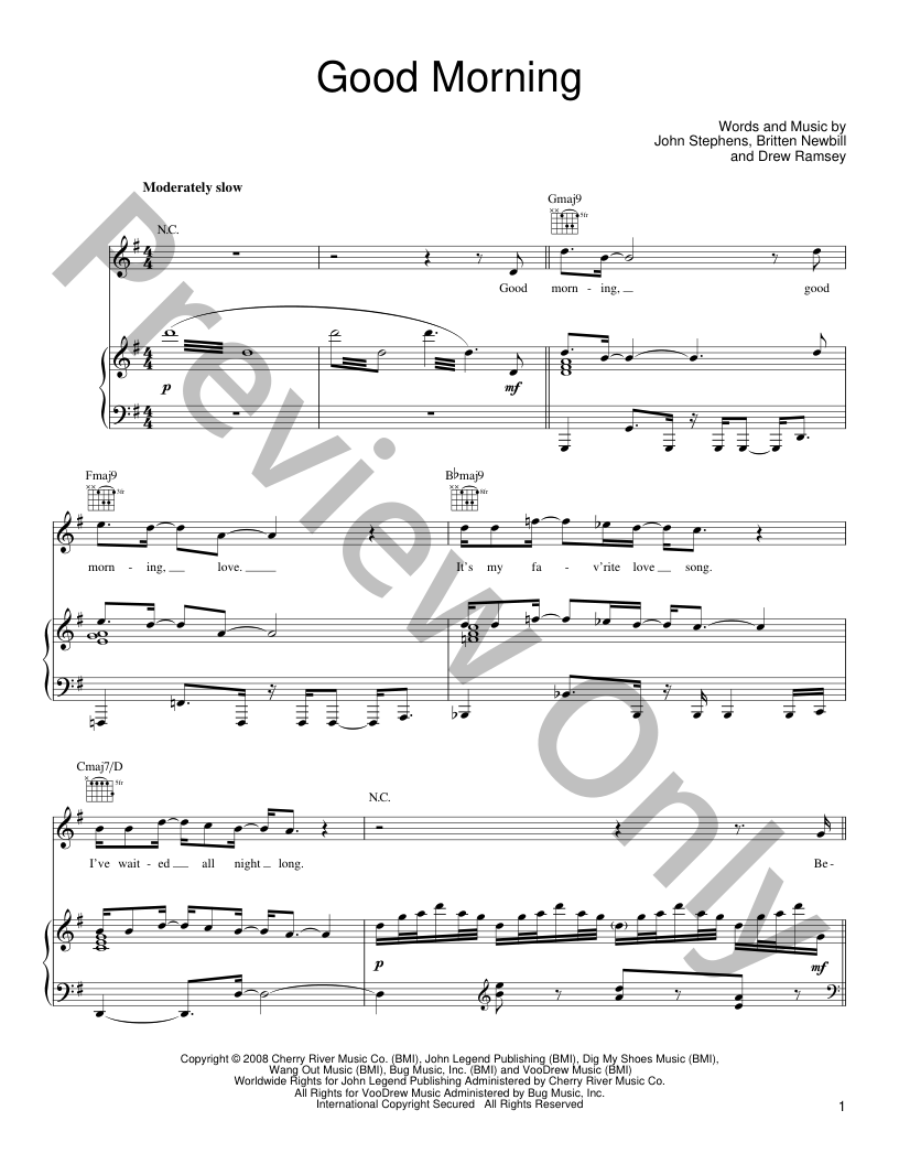 Good Morning | J.W. Pepper