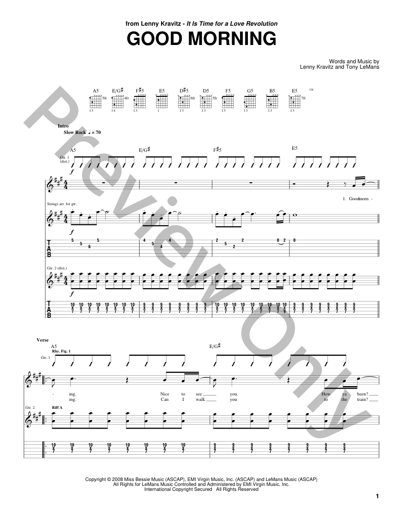 Good Morning | J.W. Pepper