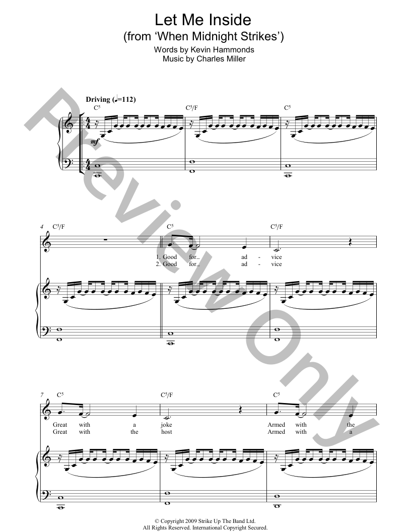 Let Me Inside | J.W. Pepper