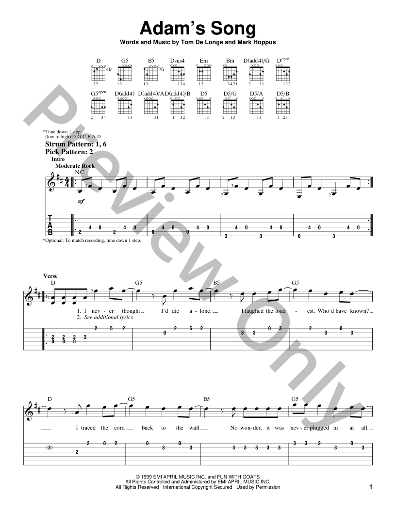 Adam's Song | J.W. Pepper