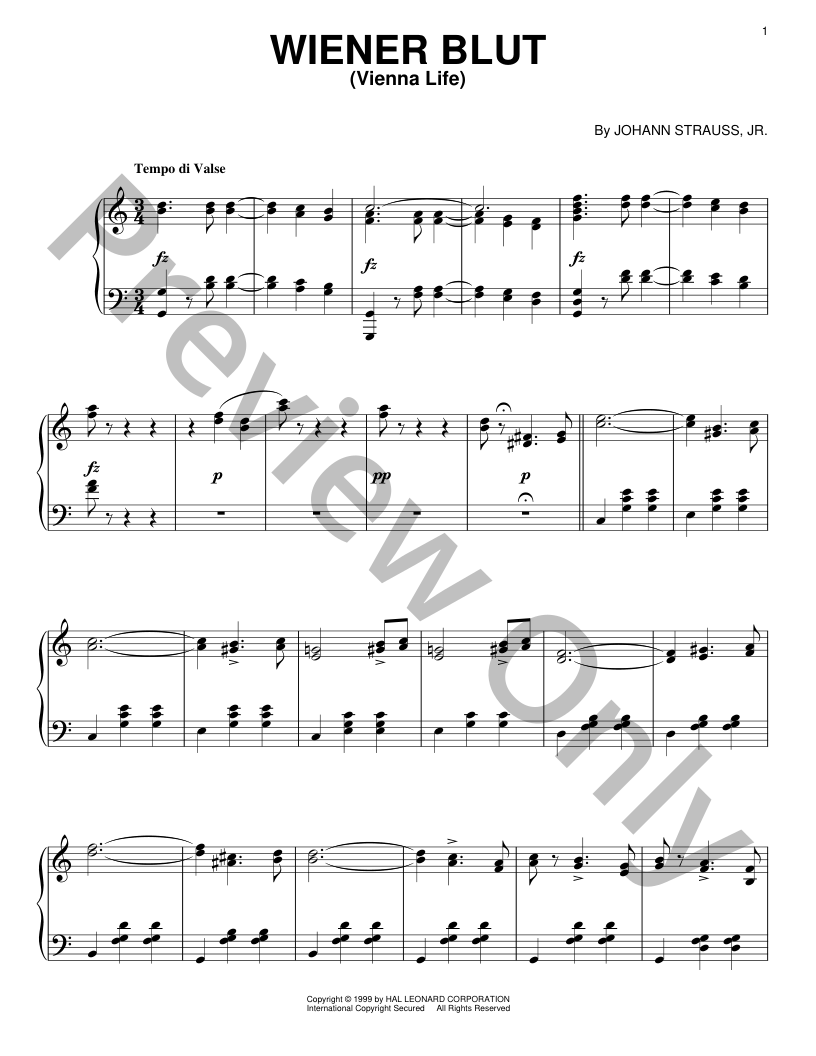 Wiener Blut | J.W. Pepper