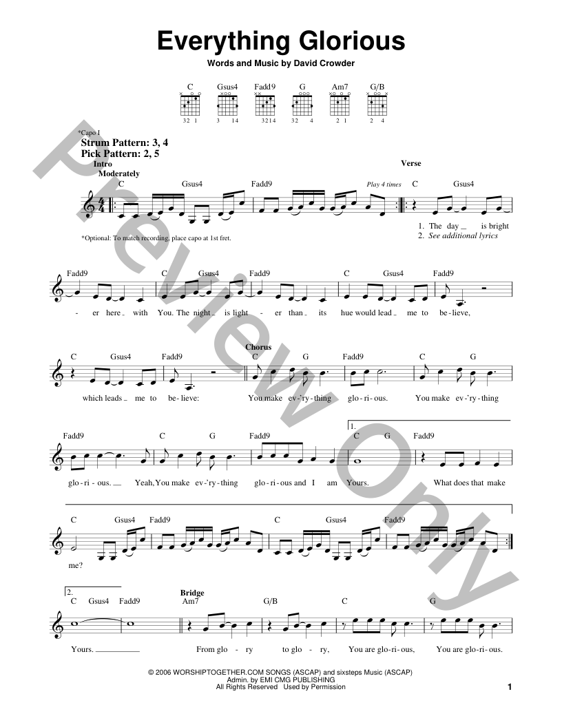 Everything Glorious | J.W. Pepper