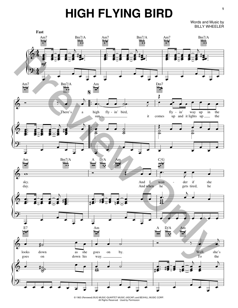 High Flying Bird | J.W. Pepper