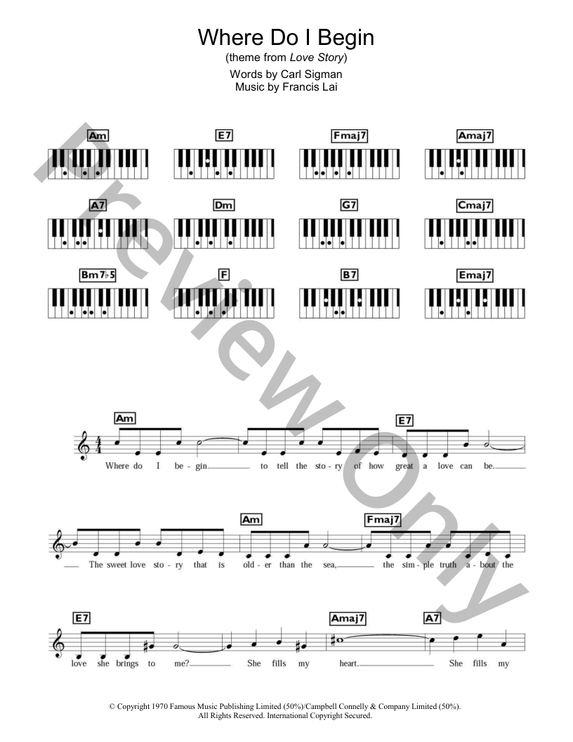 Where Do I Begin | J.W. Pepper