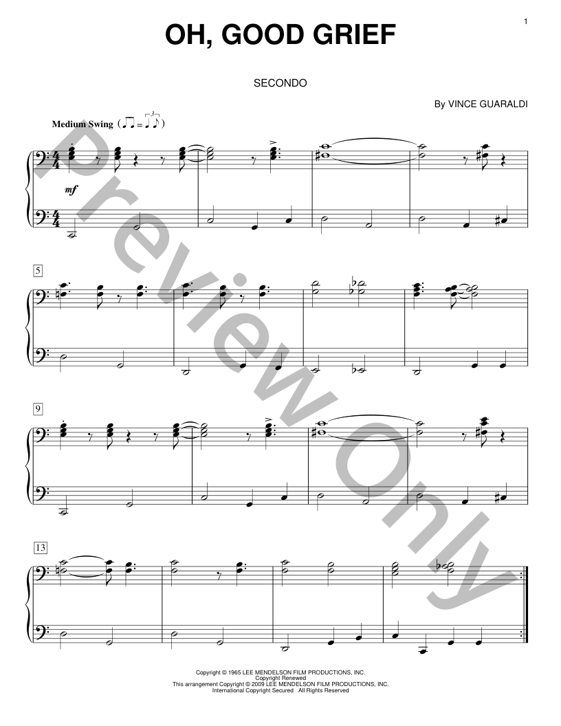 Oh Good Grief | J.W. Pepper