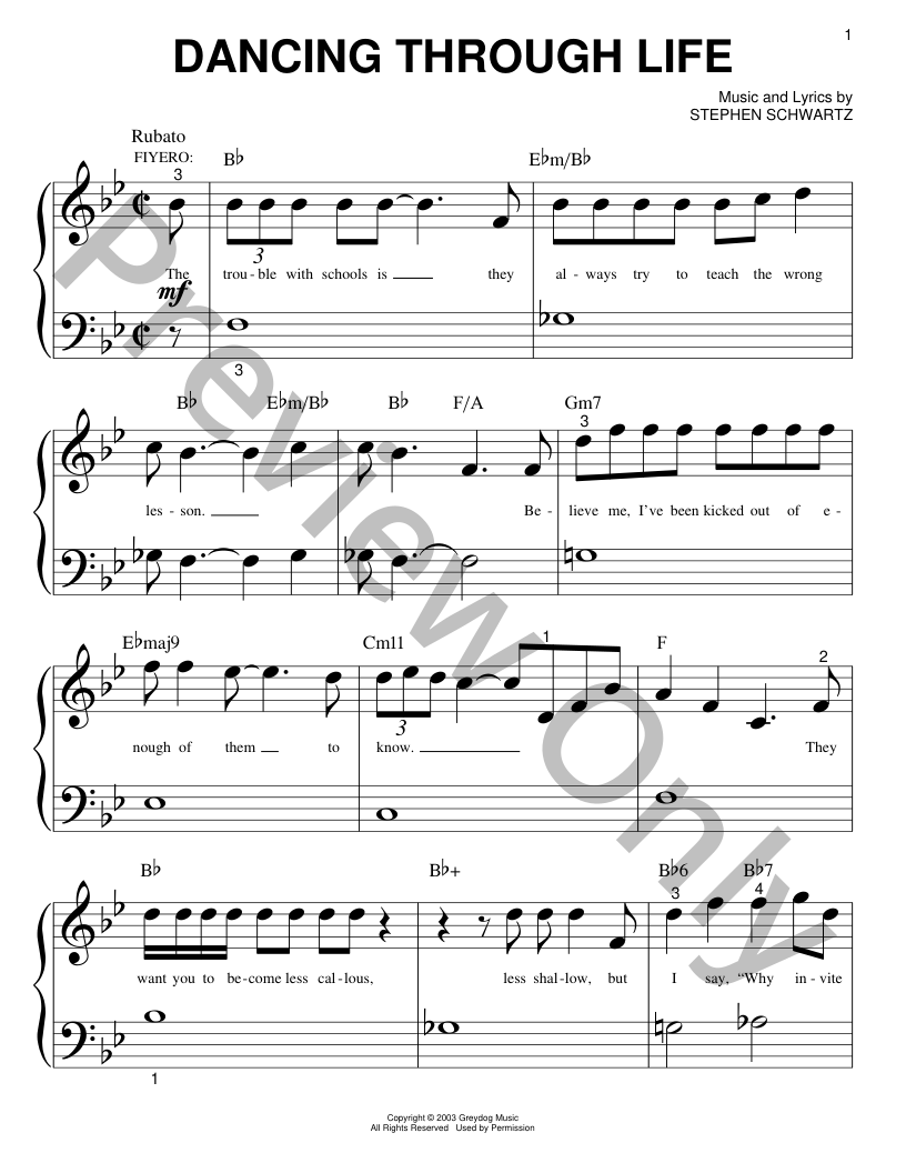 Dancing Through Life | J.W. Pepper