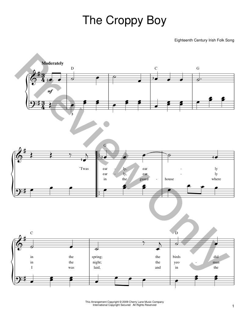 Croppy Boy | J.W. Pepper