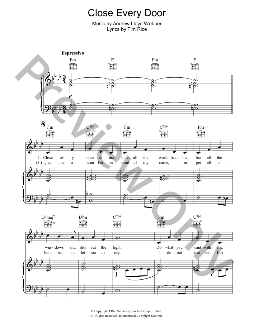 Close Every Door | J.W. Pepper