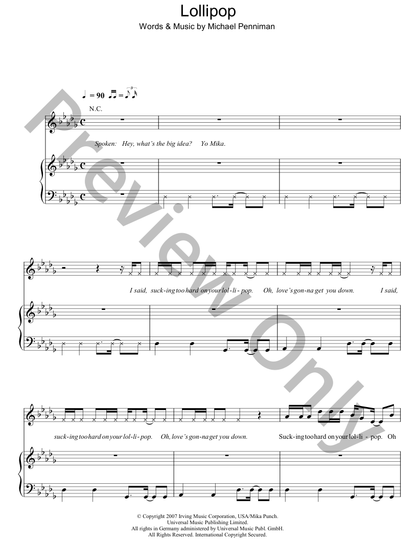 Lollipop | J.W. Pepper