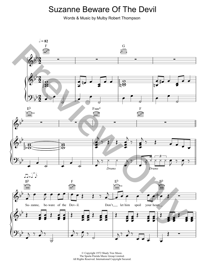 Suzanne Beware of the Devil | J.W. Pepper