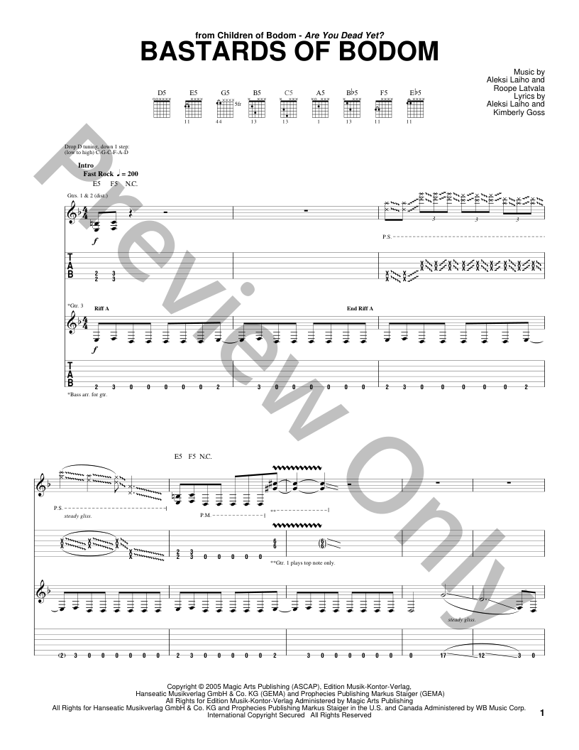 Bastards of Bodom | J.W. Pepper