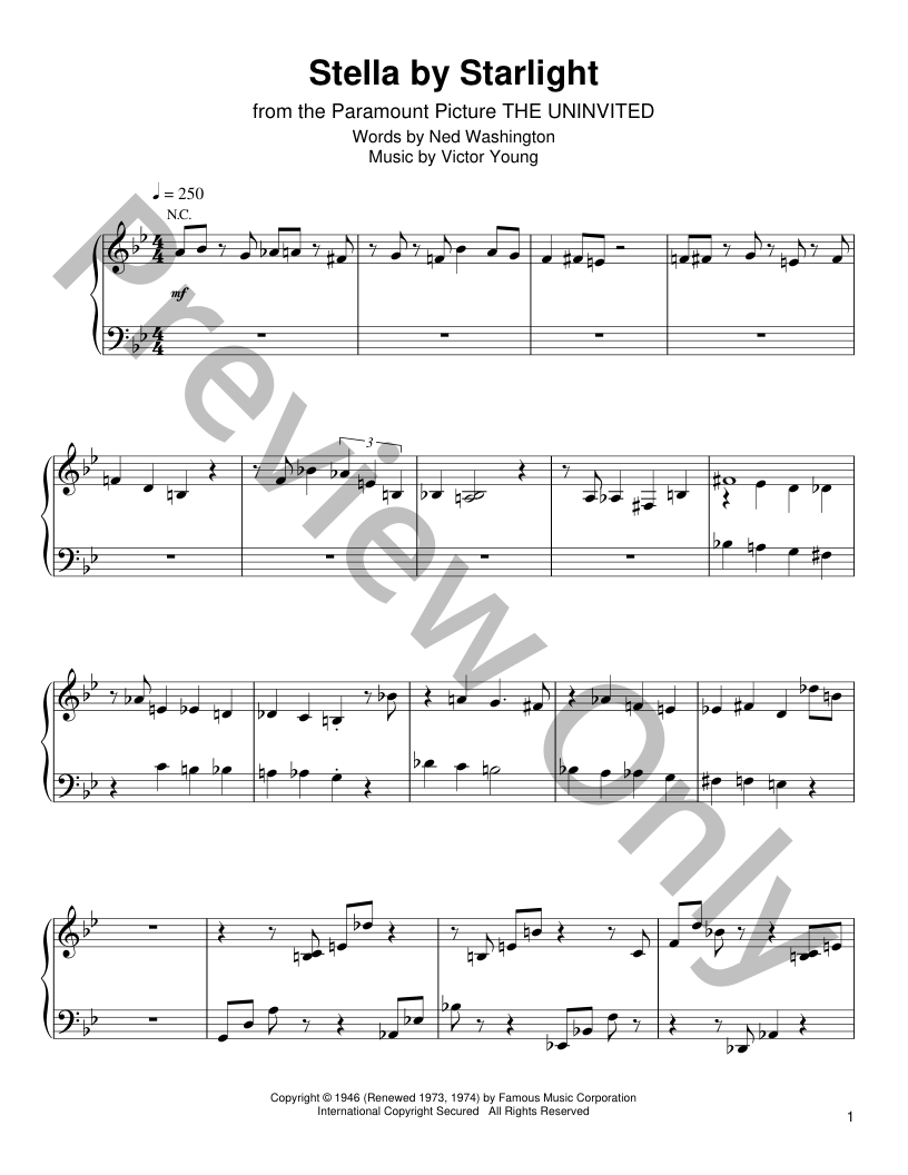 Stella by Starlight | J.W. Pepper