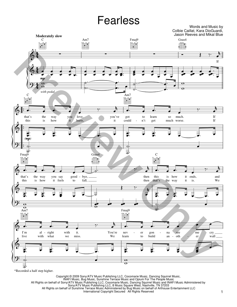 Fearless | J.W. Pepper