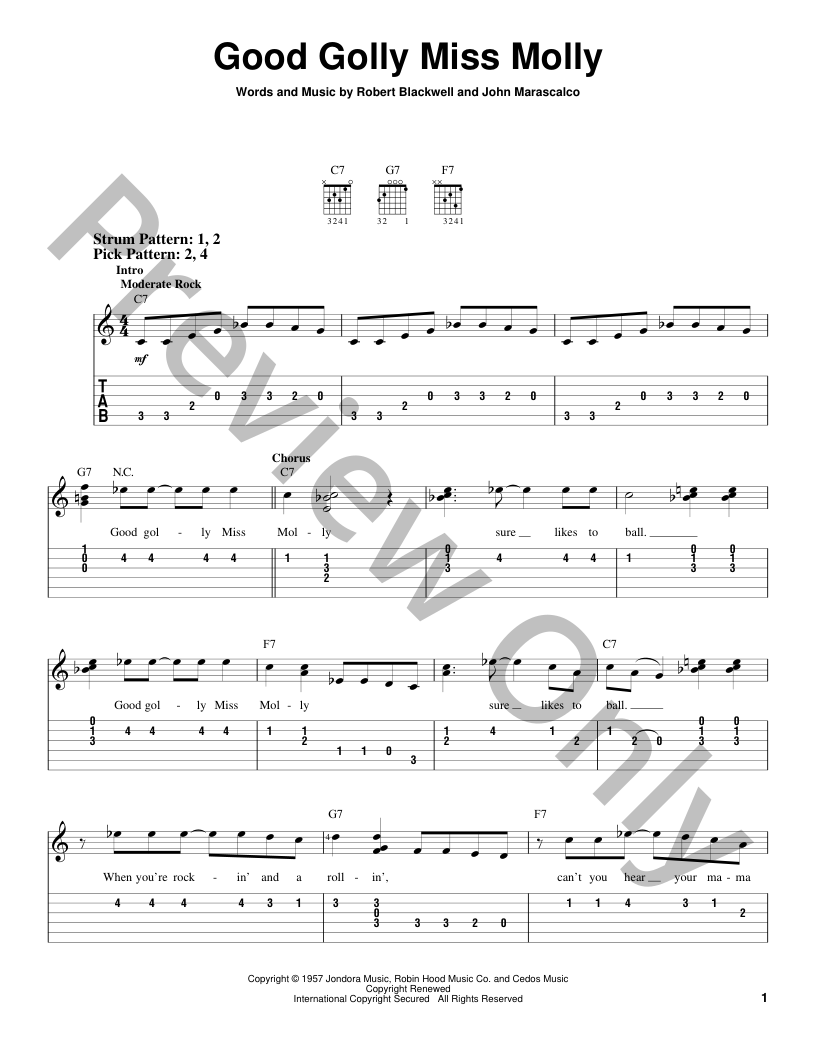 Good Golly Miss Molly | J.W. Pepper