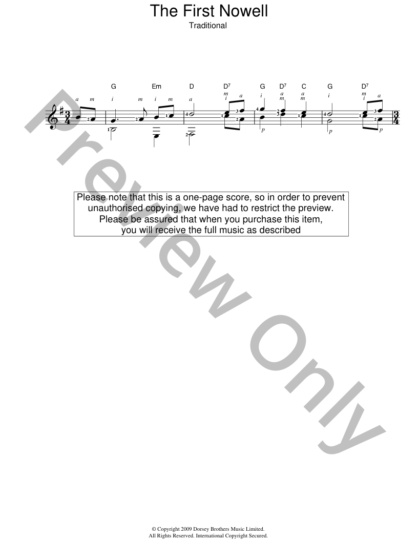 The First Nowell | J.W. Pepper