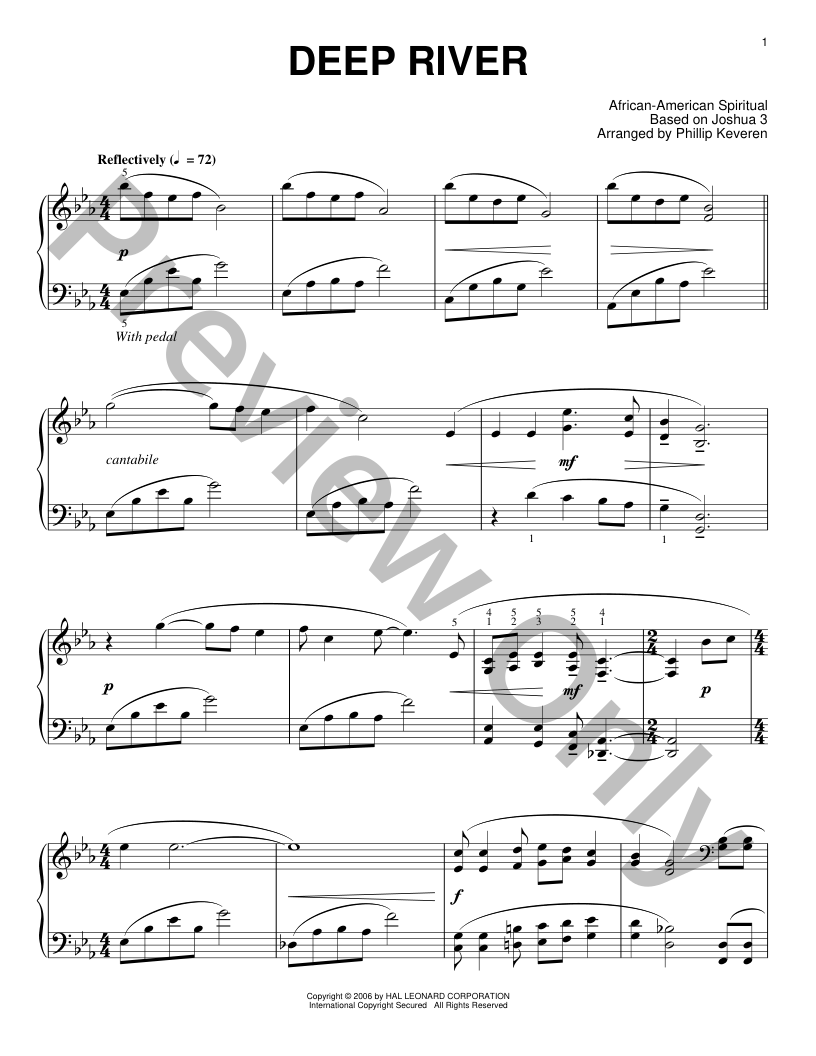 Deep River | J.W. Pepper