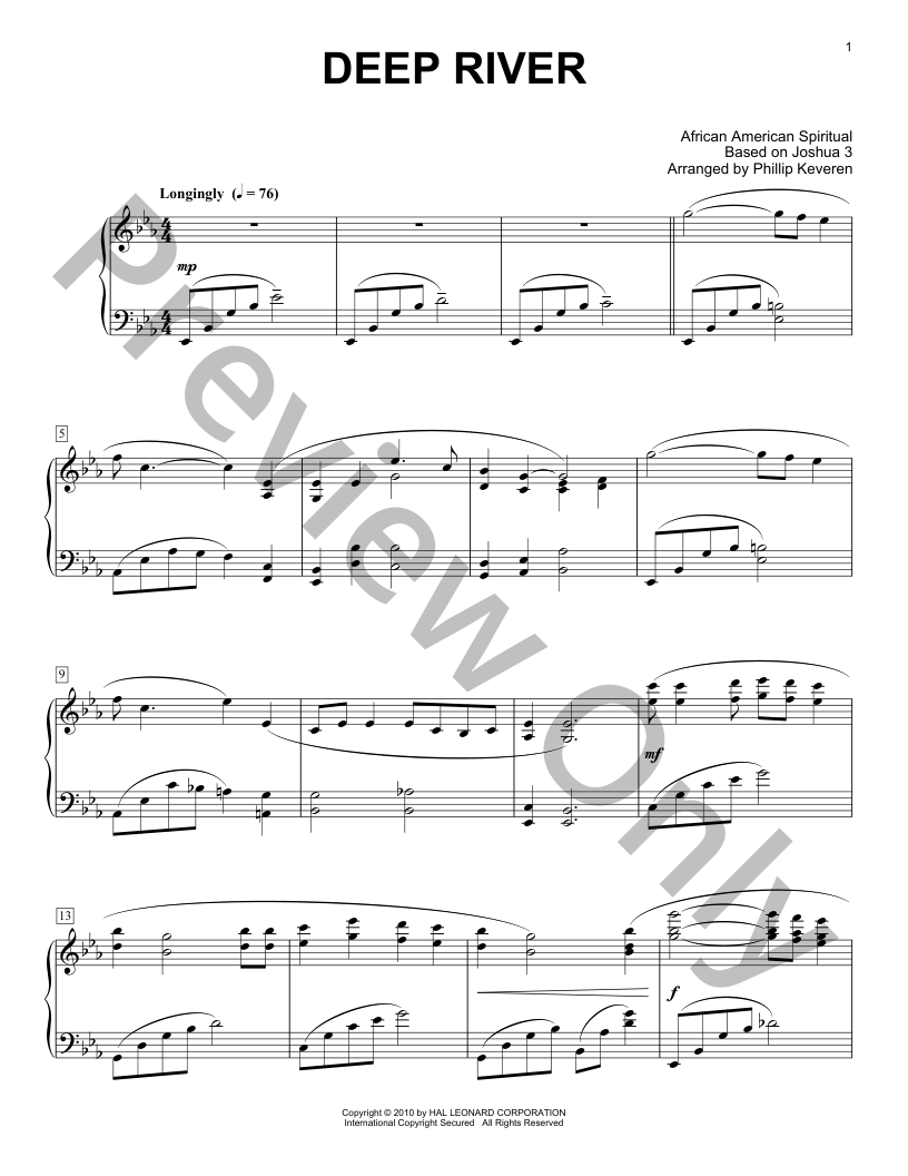 Deep River | J.W. Pepper