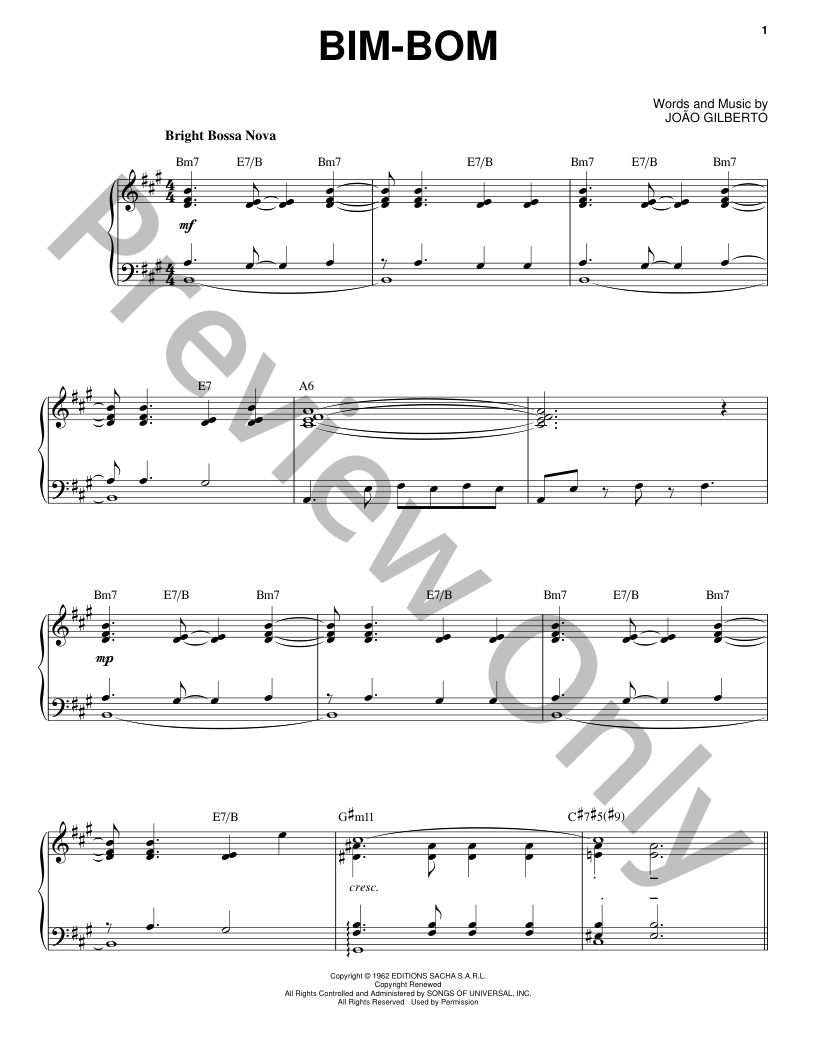 Bim Bom | J.W. Pepper