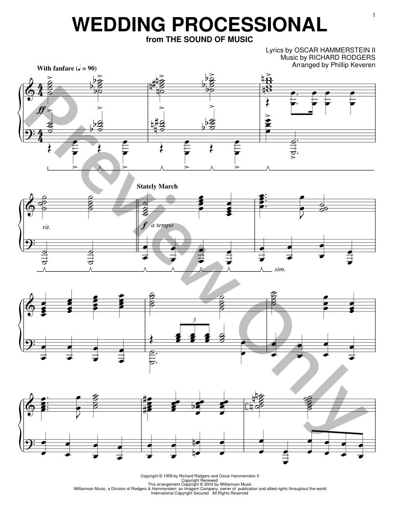 Wedding Processional | J.W. Pepper