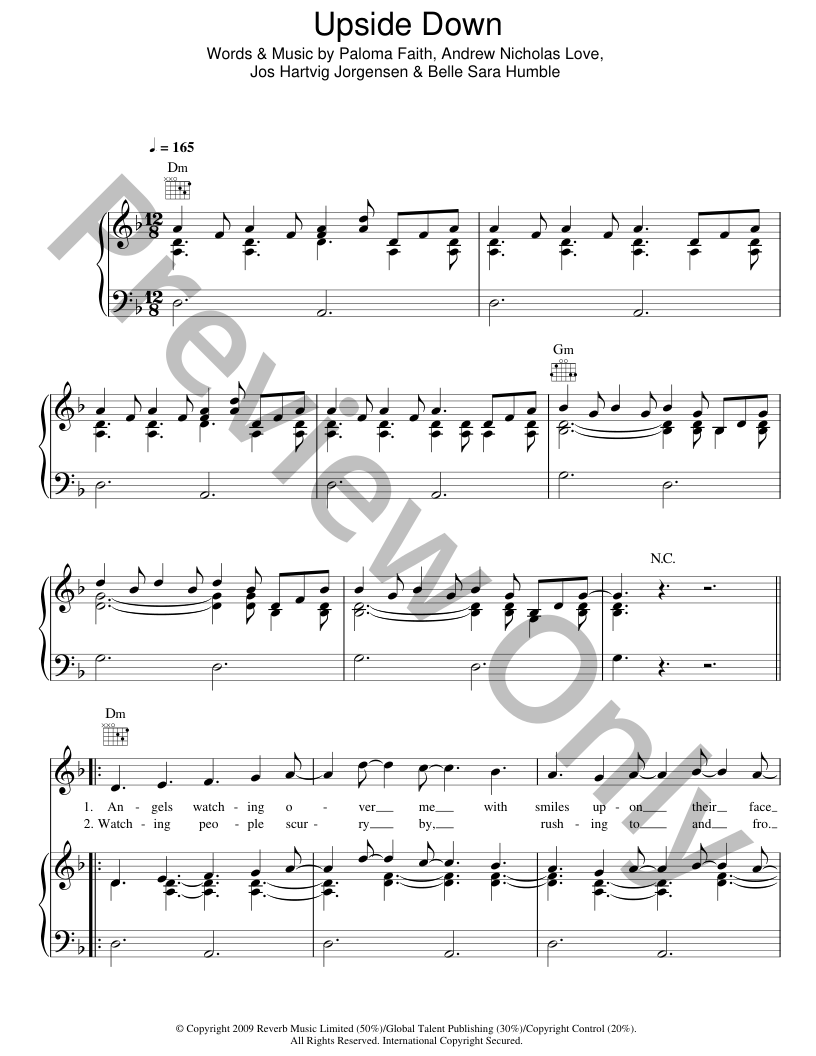 Upside down | J.W. Pepper