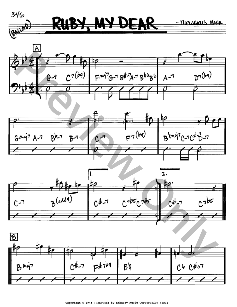 Ruby My Dear | J.W. Pepper