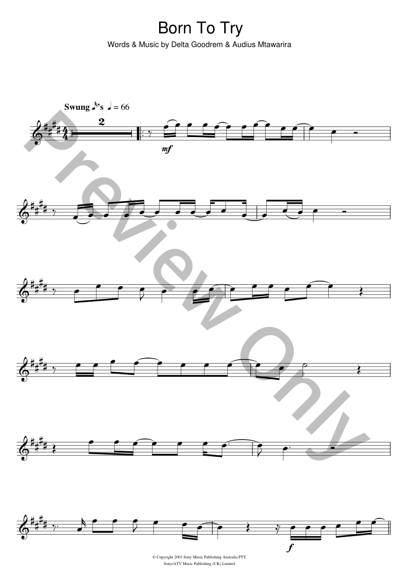 Born to Try | J.W. Pepper