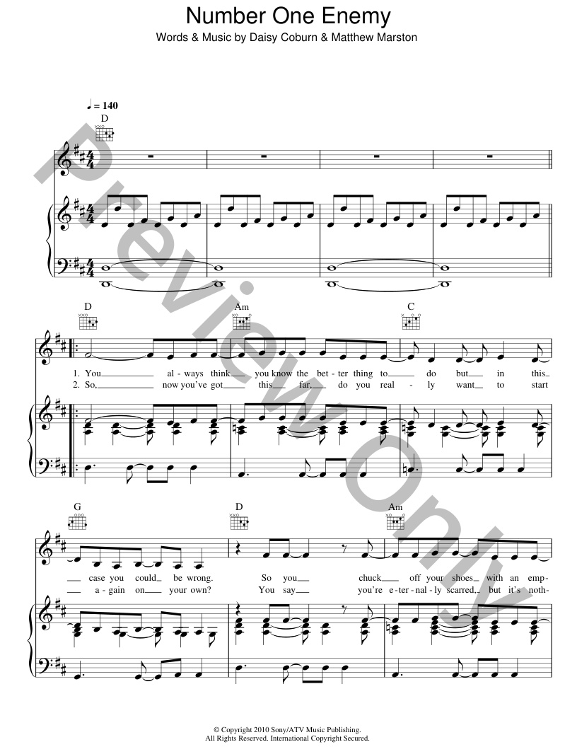 Number One Enemy | J.W. Pepper