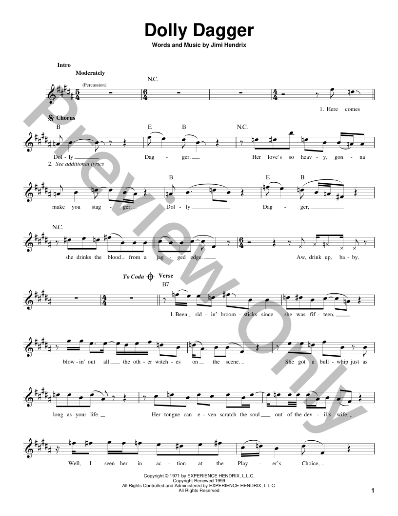 Dolly Dagger | J.W. Pepper