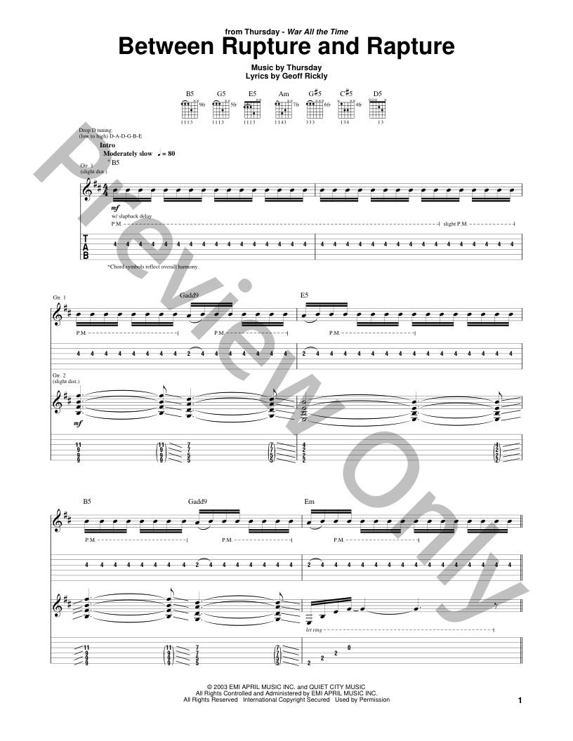 Between Rupture and Rapture | J.W. Pepper