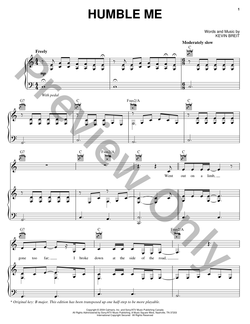 Humble Me | J.W. Pepper