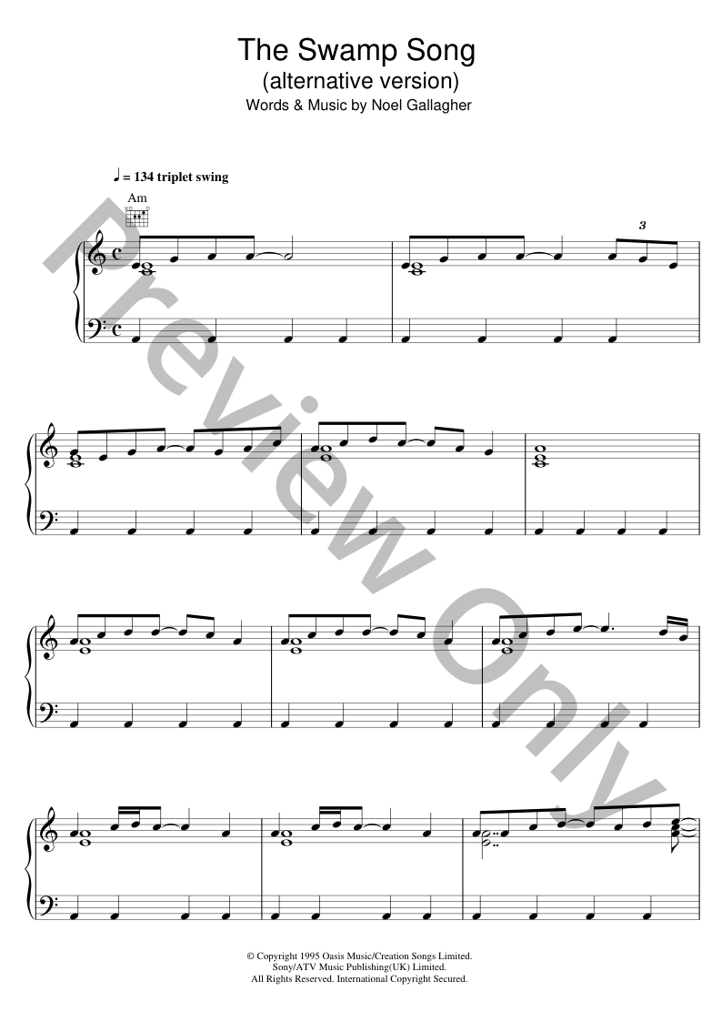 The Swamp Song (B) | J.W. Pepper